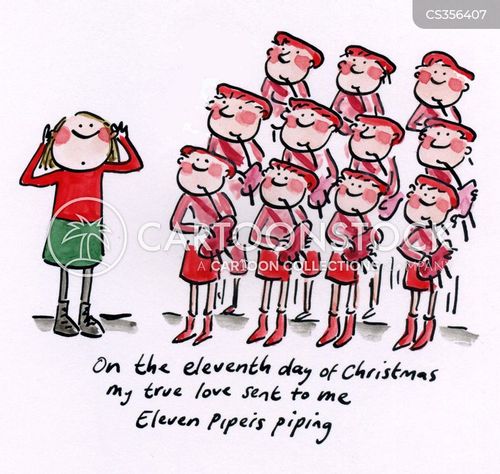 12 Days Of Christmas Cartoons and Comics - funny pictures from CartoonStock