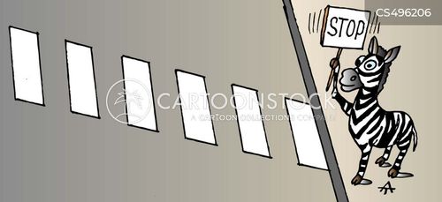 Zebra Crossings Cartoons and Comics - funny pictures from CartoonStock