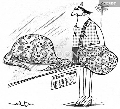Snakeskin Cartoons and Comics - funny pictures from CartoonStock