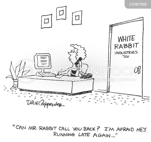 White Rabbit Cartoons and Comics - funny pictures from CartoonStock