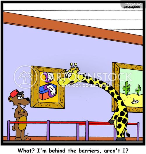 Barrier Cartoons and Comics - funny pictures from CartoonStock