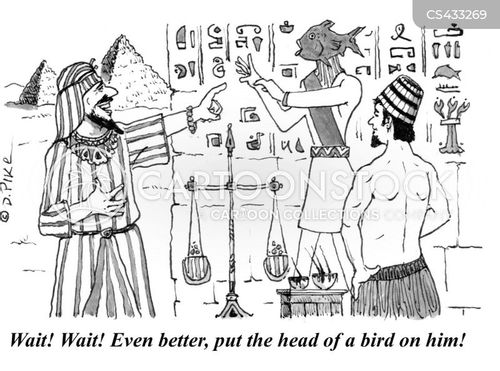 Egypt God Cartoons and Comics - funny pictures from CartoonStock