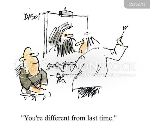 Changing Looks Cartoons and Comics - funny pictures from CartoonStock