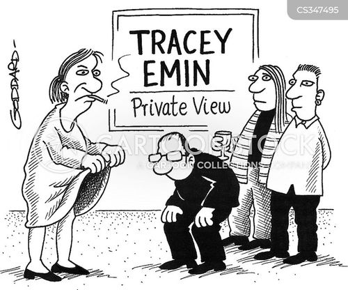 Tracey Emin Cartoons and Comics - funny pictures from CartoonStock