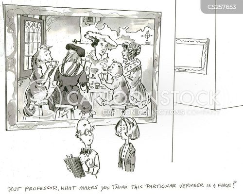 Art Forgery Cartoons and Comics - funny pictures from CartoonStock