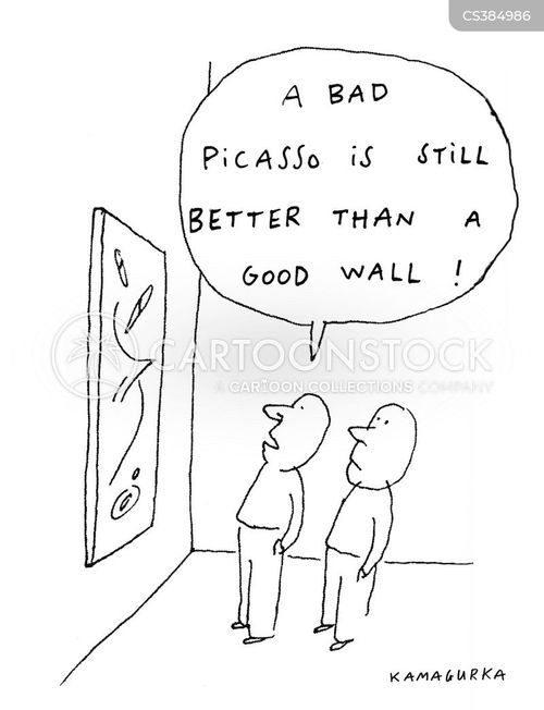 Picasso Cartoons and Comics - funny pictures from CartoonStock