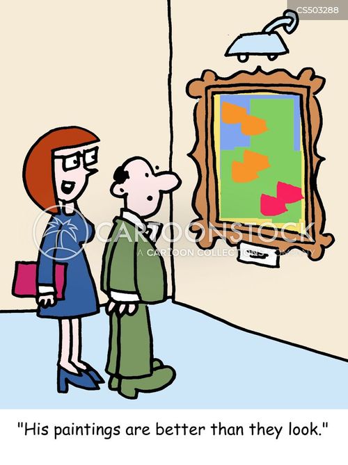 Art Expert Cartoons and Comics - funny pictures from CartoonStock