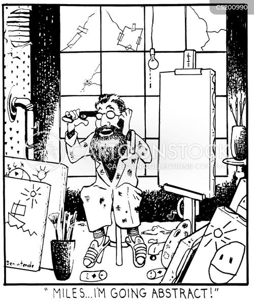 Abstract Artist Cartoons and Comics - funny pictures from CartoonStock