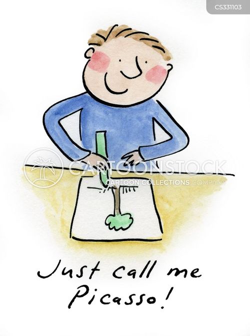 Picasso Cartoons and Comics - funny pictures from CartoonStock