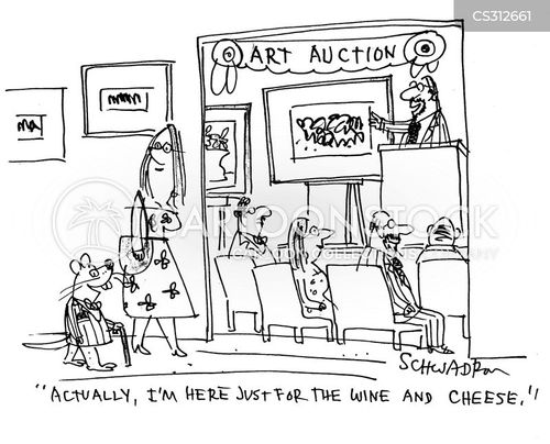 Art Auction Cartoons and Comics - funny pictures from CartoonStock