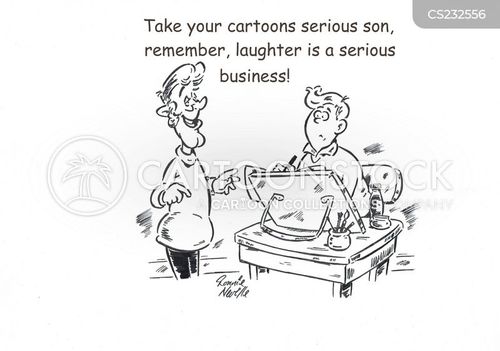 Seriousness Cartoons and Comics - funny pictures from CartoonStock