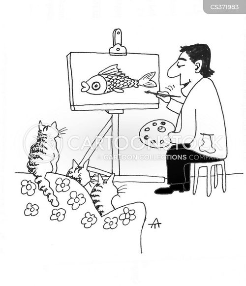 Unfinished Painting Cartoons and Comics - funny pictures from CartoonStock