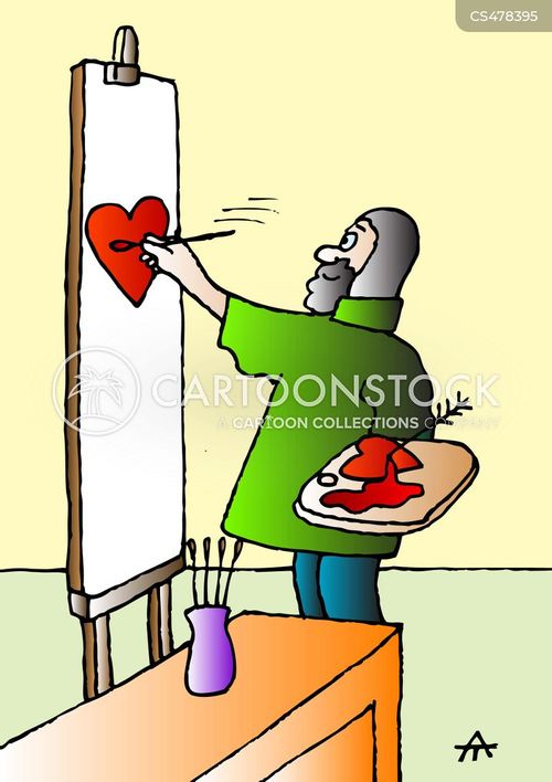 Artist Cartoon