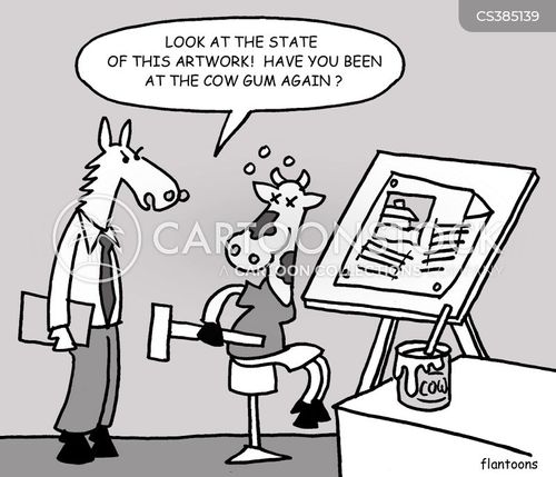 Cow Gym Cartoons and Comics - funny pictures from CartoonStock