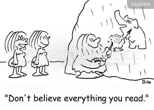 Cave Writing Cartoons and Comics - funny pictures from CartoonStock