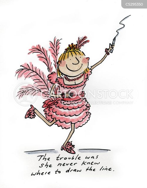 Crossing The Line Cartoons and Comics - funny pictures from CartoonStock