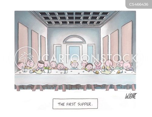 The Last Supper Cartoons and Comics - funny pictures from CartoonStock