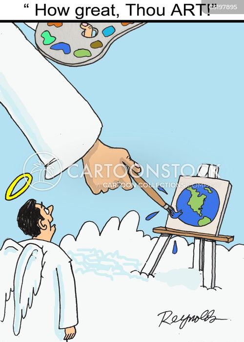 Artwork Creation Cartoons and Comics - funny pictures from CartoonStock