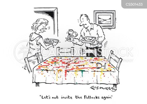 Jackson Pollock Cartoons and Comics - funny pictures from CartoonStock