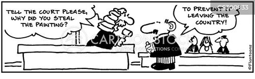 Art Theft Cartoons and Comics - funny pictures from CartoonStock