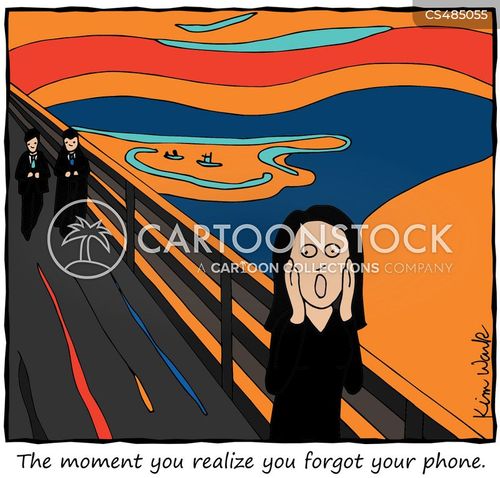 Munch's The Scream Cartoons and Comics - funny pictures from CartoonStock