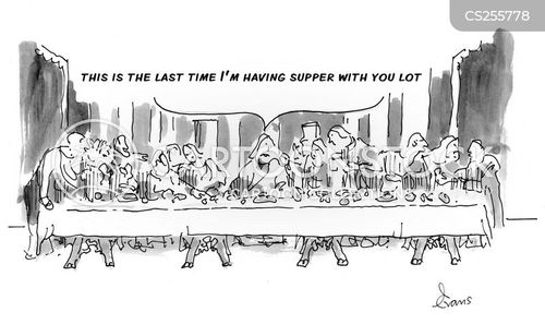Last Supper Cartoons and Comics - funny pictures from CartoonStock