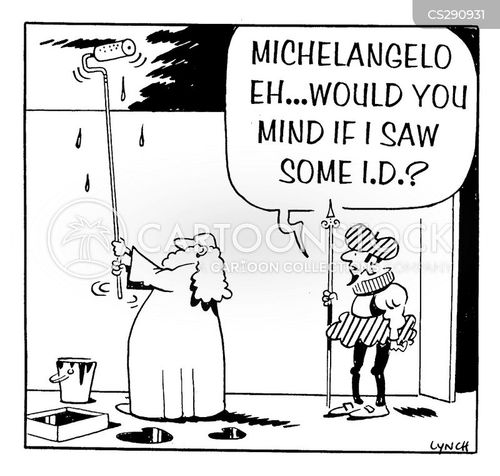 Michaelangelo Cartoons and Comics - funny pictures from CartoonStock