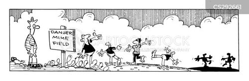 Mine Field Cartoons and Comics - funny pictures from CartoonStock