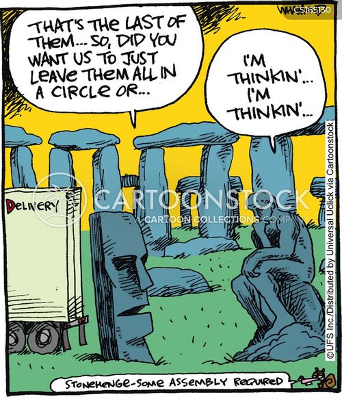 Stonehenge Cartoons and Comics - funny pictures from CartoonStock