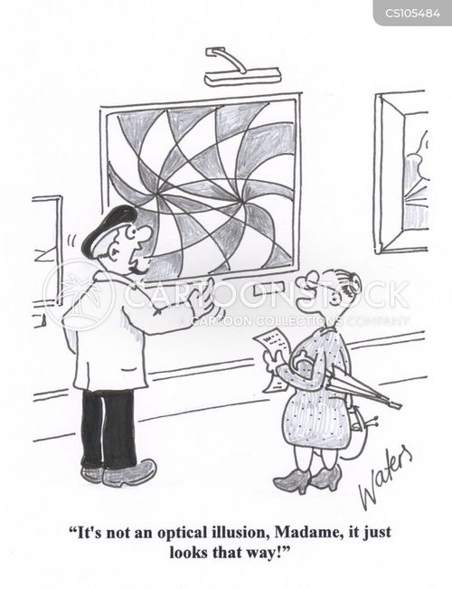 Mini Cartoon Optical Illusion