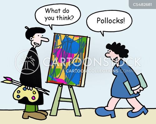 Jackson Pollock Cartoons and Comics - funny pictures from CartoonStock