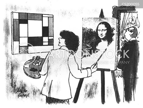 Piet Mondrian Cartoons and Comics - funny pictures from CartoonStock