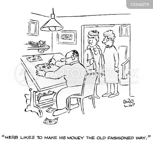 Making Cash Cartoons and Comics - funny pictures from CartoonStock
