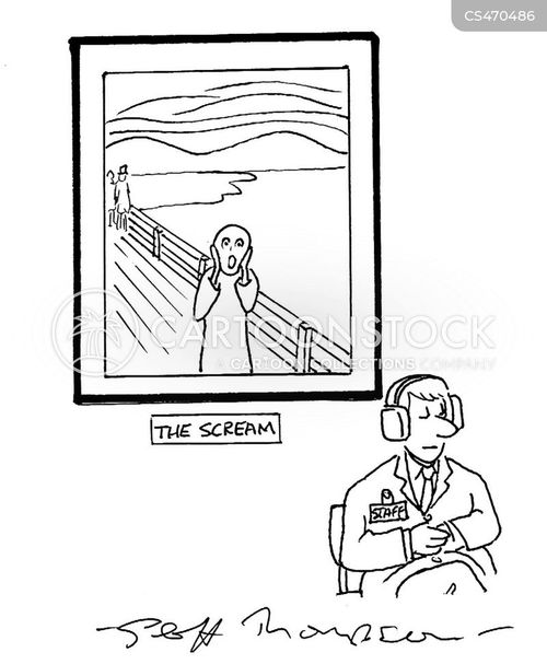 Munch's The Scream Cartoons and Comics - funny pictures from CartoonStock