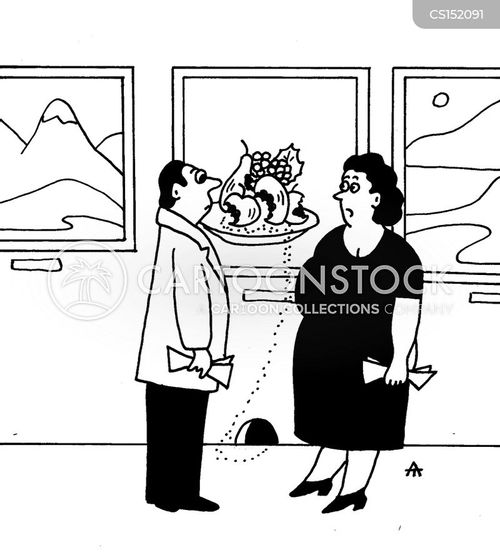 Museum Galleries Cartoons and Comics - funny pictures from CartoonStock