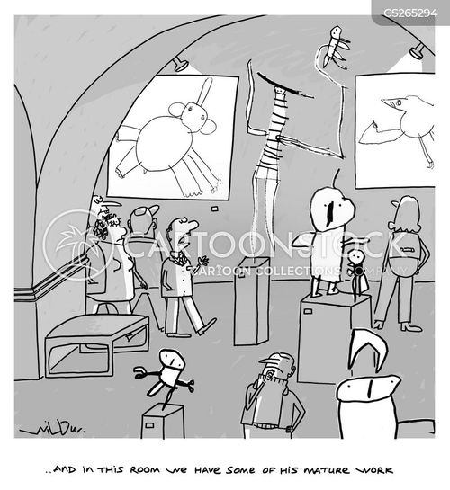 Museum Guide Cartoons and Comics - funny pictures from CartoonStock