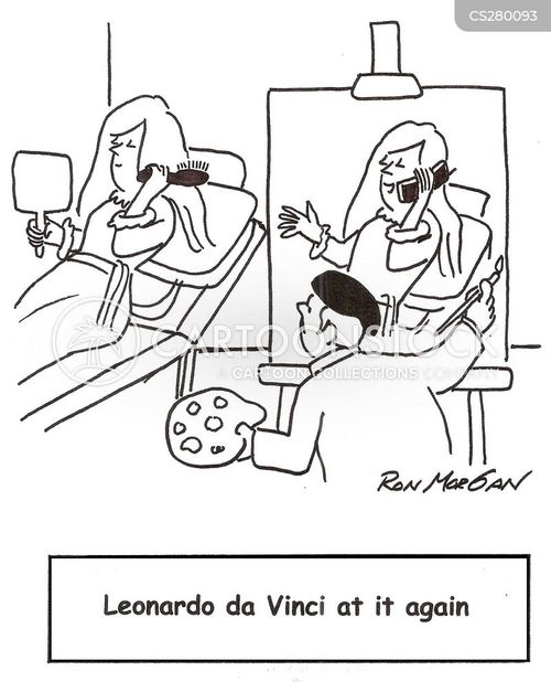 Leonardo Di Vinci Cartoons and Comics - funny pictures from CartoonStock