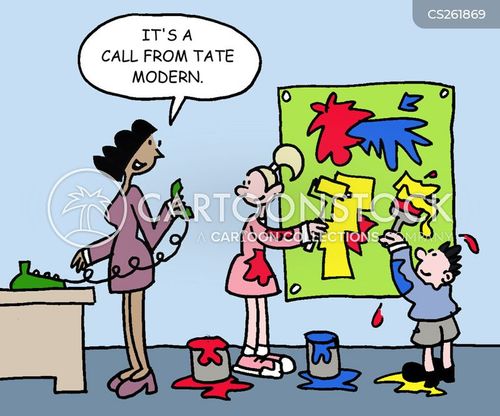 Tate Modern Cartoons and Comics - funny pictures from CartoonStock