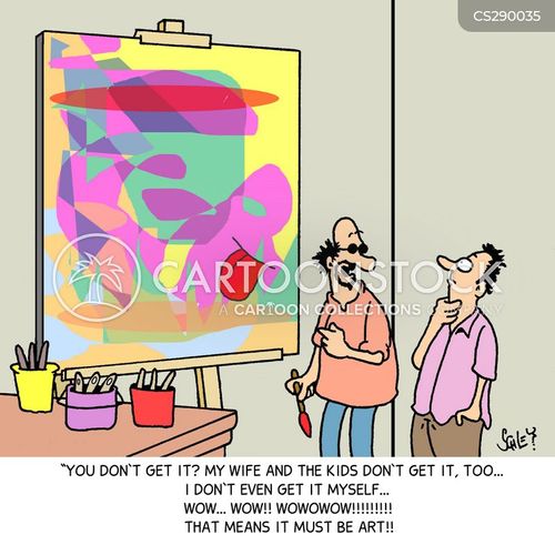 Contemporary Artists Cartoons and Comics - funny pictures from CartoonStock