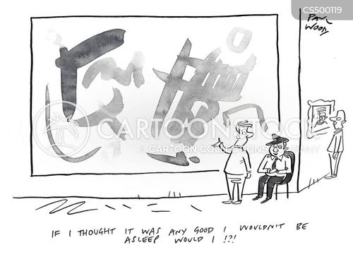 Art Criticism Cartoons and Comics - funny pictures from CartoonStock