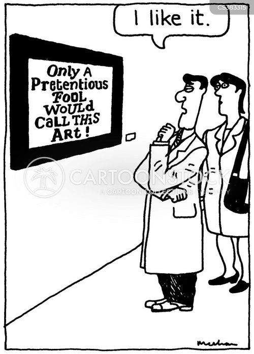 Pretention Cartoons and Comics - funny pictures from CartoonStock