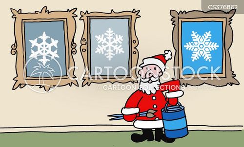 Snowflakes Cartoons and Comics - funny pictures from CartoonStock