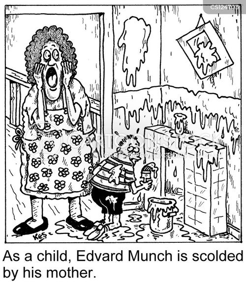 Edvard Munch Cartoons and Comics - funny pictures from CartoonStock