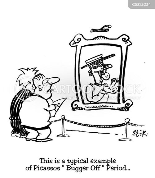 Famous Painters Cartoons and Comics - funny pictures from CartoonStock