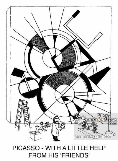 Piccasso Cartoons and Comics - funny pictures from CartoonStock