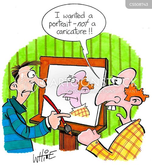 Portrait Artist Cartoons and Comics - funny pictures from CartoonStock