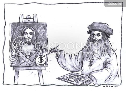 Leonardo Da Vinci Cartoons and Comics - funny pictures from CartoonStock