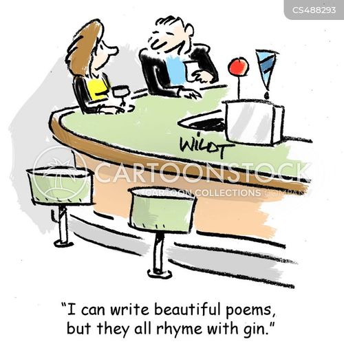Writing Poetry Cartoons and Comics - funny pictures from CartoonStock