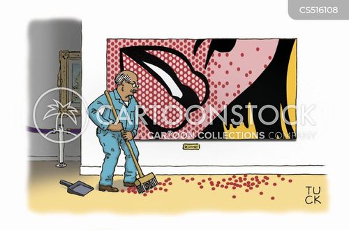 Sweeping Up Cartoons and Comics - funny pictures from CartoonStock