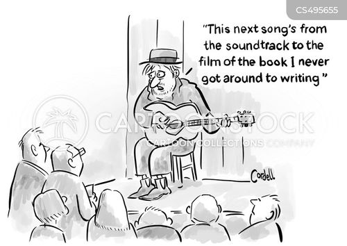 Singer-songwriter Cartoons and Comics - funny pictures from CartoonStock